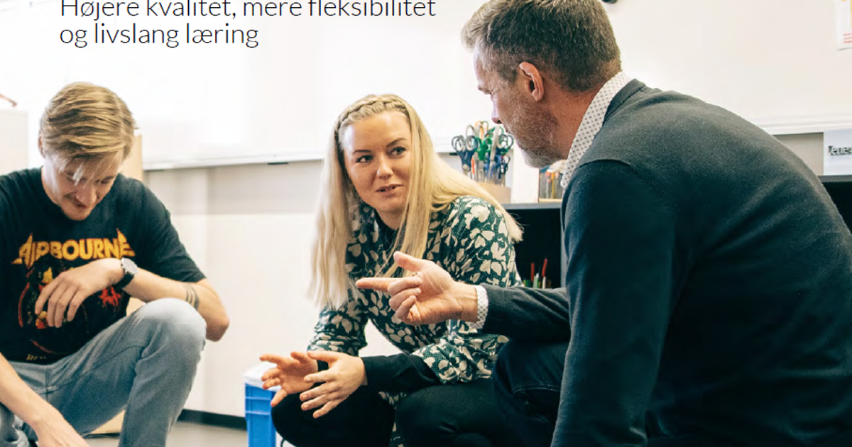 Ny reform skal få flere til at vælge en professions- eller erhvervsrettet videregående ...